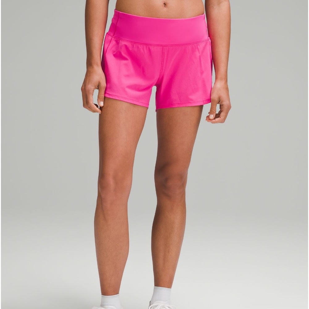 Lululemon Sonic Pink Speed Up Mid Rise Lined Short 4”! - Gem